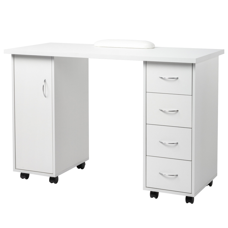 Winado Portable Nail Manicure Table Station with Wheels, Spa Beauty ...