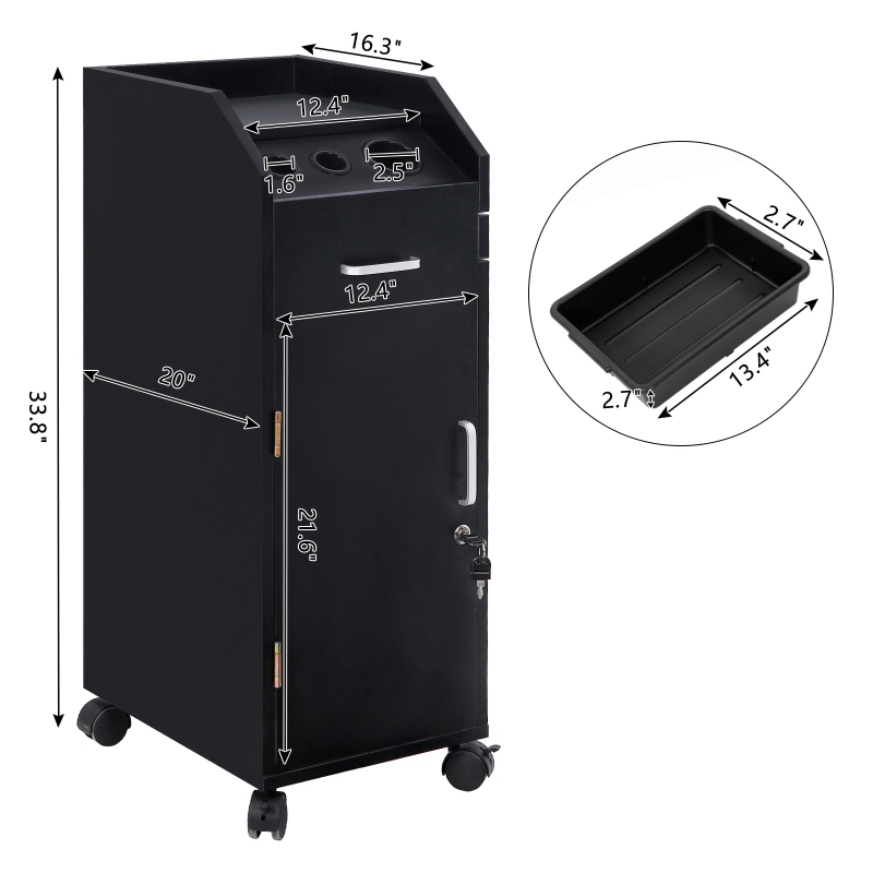 Winado Rolling Salon Trolley Beauty Storage Cart for Beauty Salon SPA ...