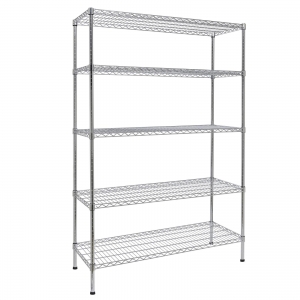 Winado 35"D x 18"W x 71"H Garage Storage Rack, 5-Shelf Wire Shelving ...